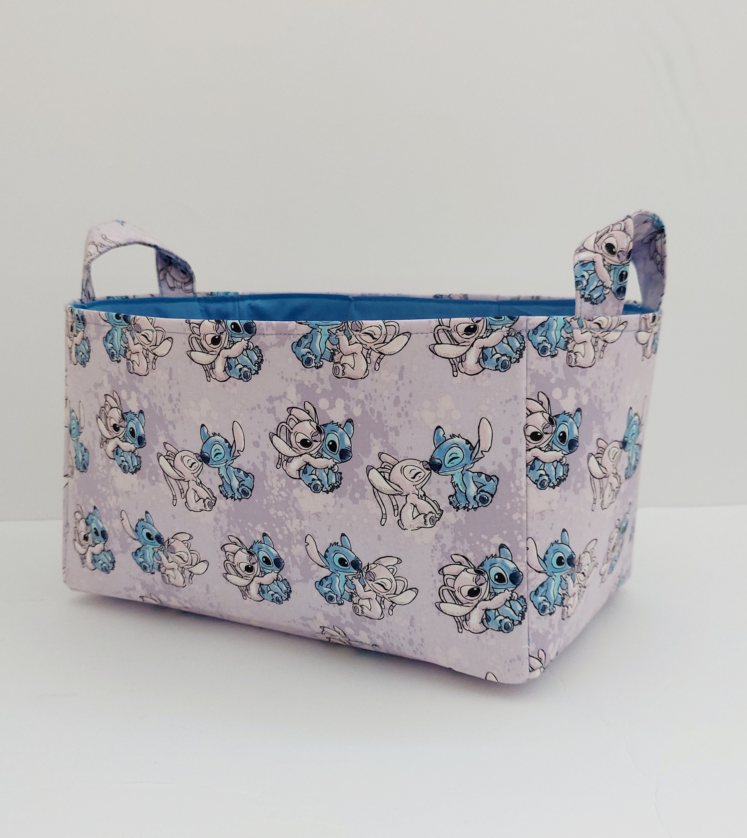 Lilo & Stitch Angel Basket Fabric Storage Bin Nursery - Etsy