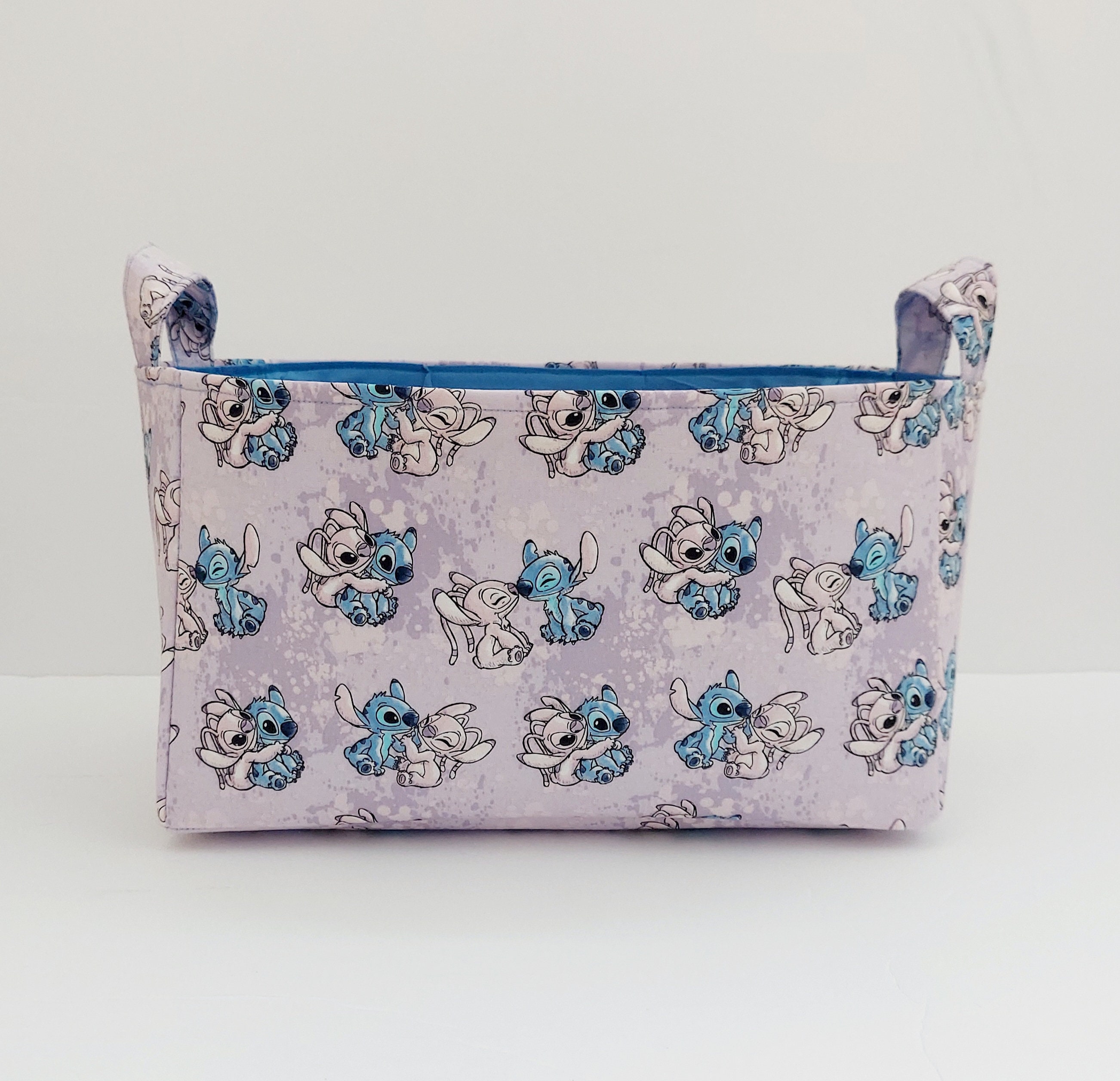 Lilo & Stitch Angel Basket Fabric Storage Bin Nursery - Etsy
