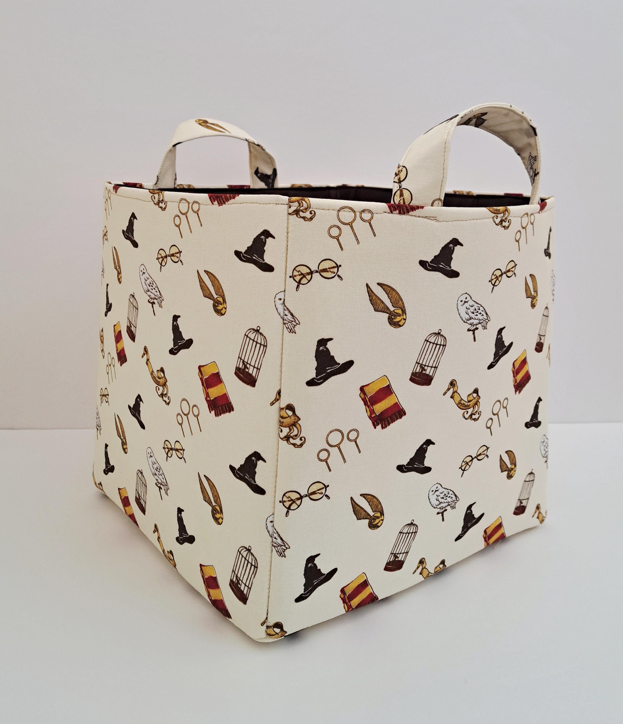 HP Icons Storage Basket, Wizard Fabric Organizer Bin Container, Baby ...
