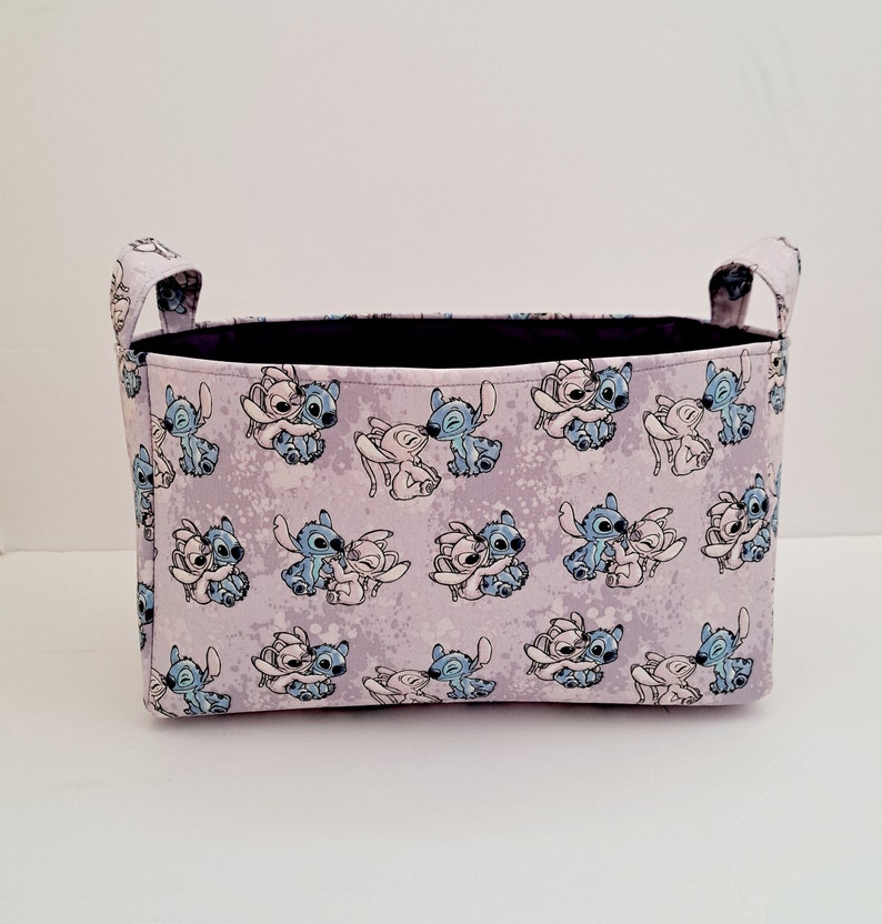 Lilo & Stitch Fabric Basket, Nursery Storage Bin, Baby Shower Gift - Etsy