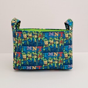 Ninja Turtle Storage Basket, TMNT Building Slats Fabric Bin, Diaper ...