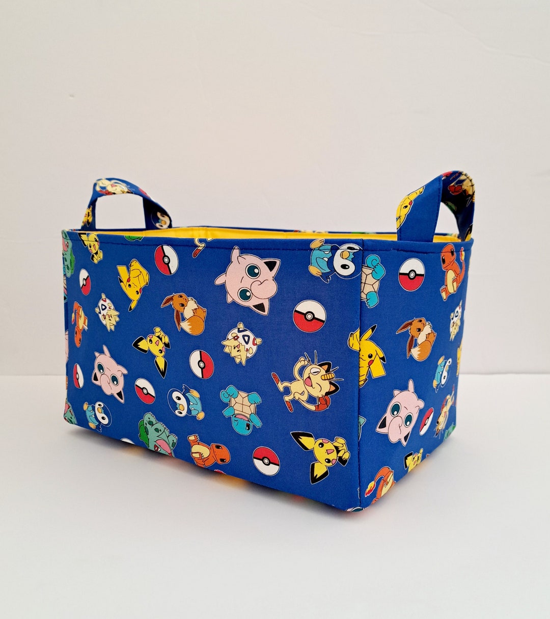 Pokemon Storage Basket, Fabric Organizer Bin, Toy Storage Container ...