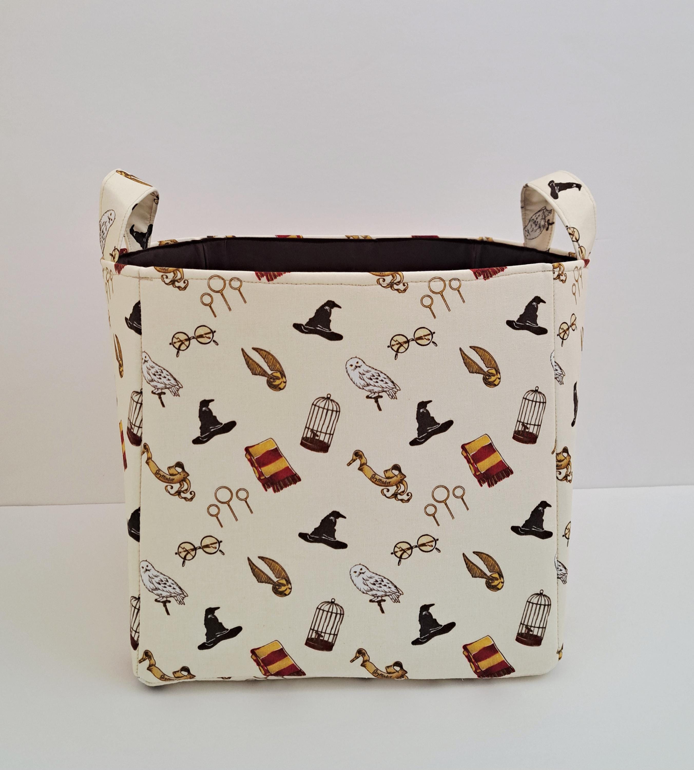 HP Icons Storage Basket, Wizard Fabric Organizer Bin Container, Baby ...