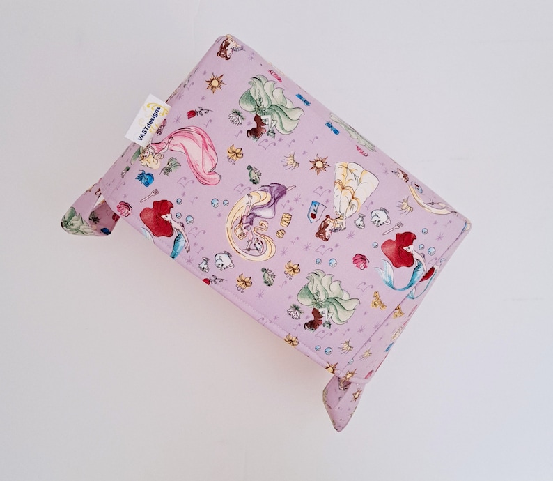 Princess Mermaid Storage Basket, Fabric Organizer Bin, Girls Room Decor ...