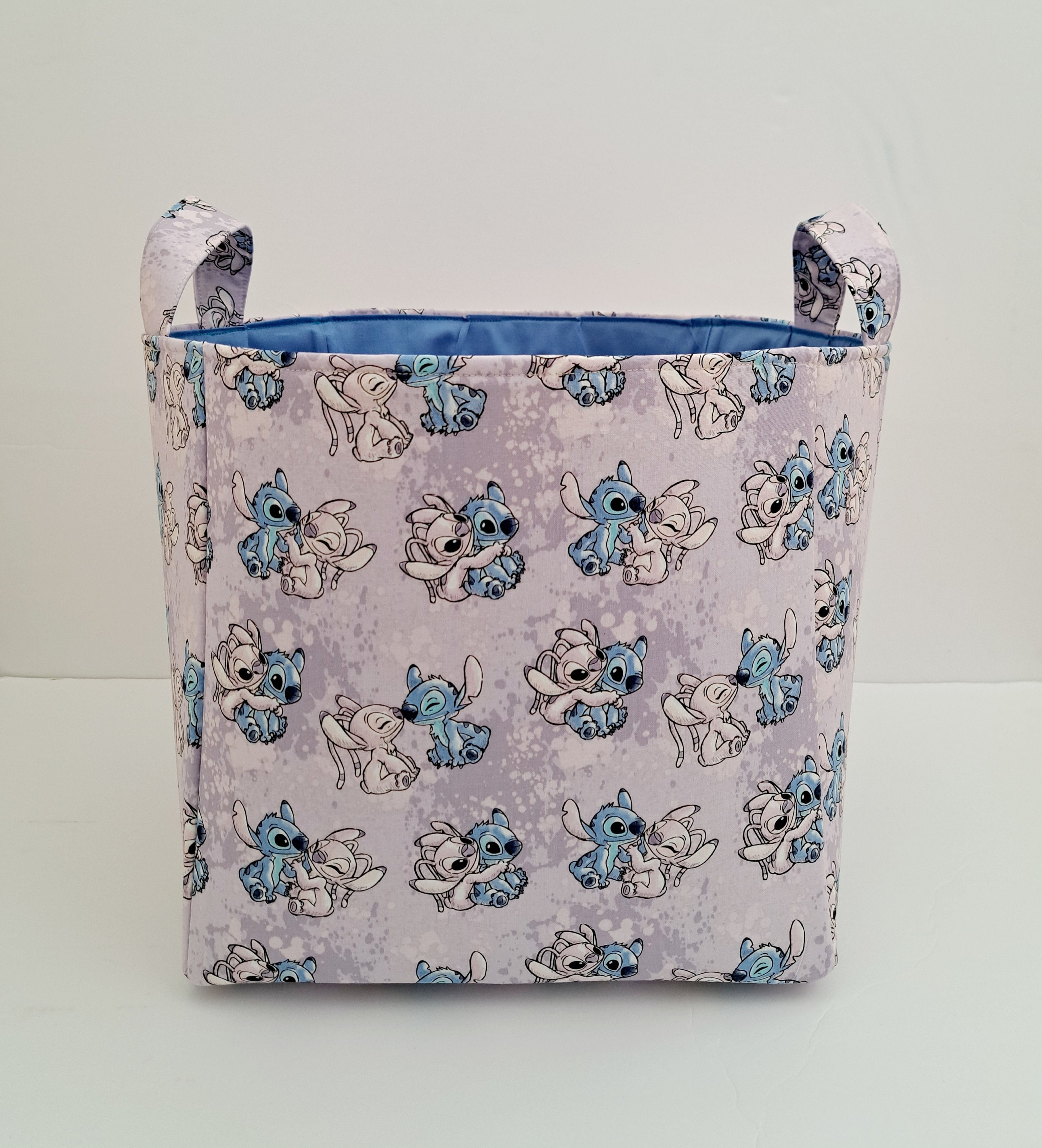 Lilo & Stitch Angel Basket Fabric Storage Bin Nursery - Etsy