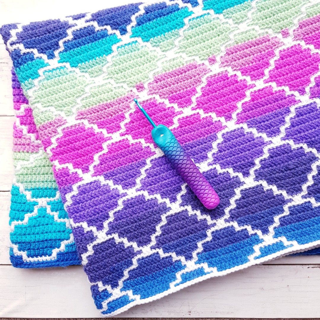 Mosaic Mermaid Scales Crochet Pattern - Etsy