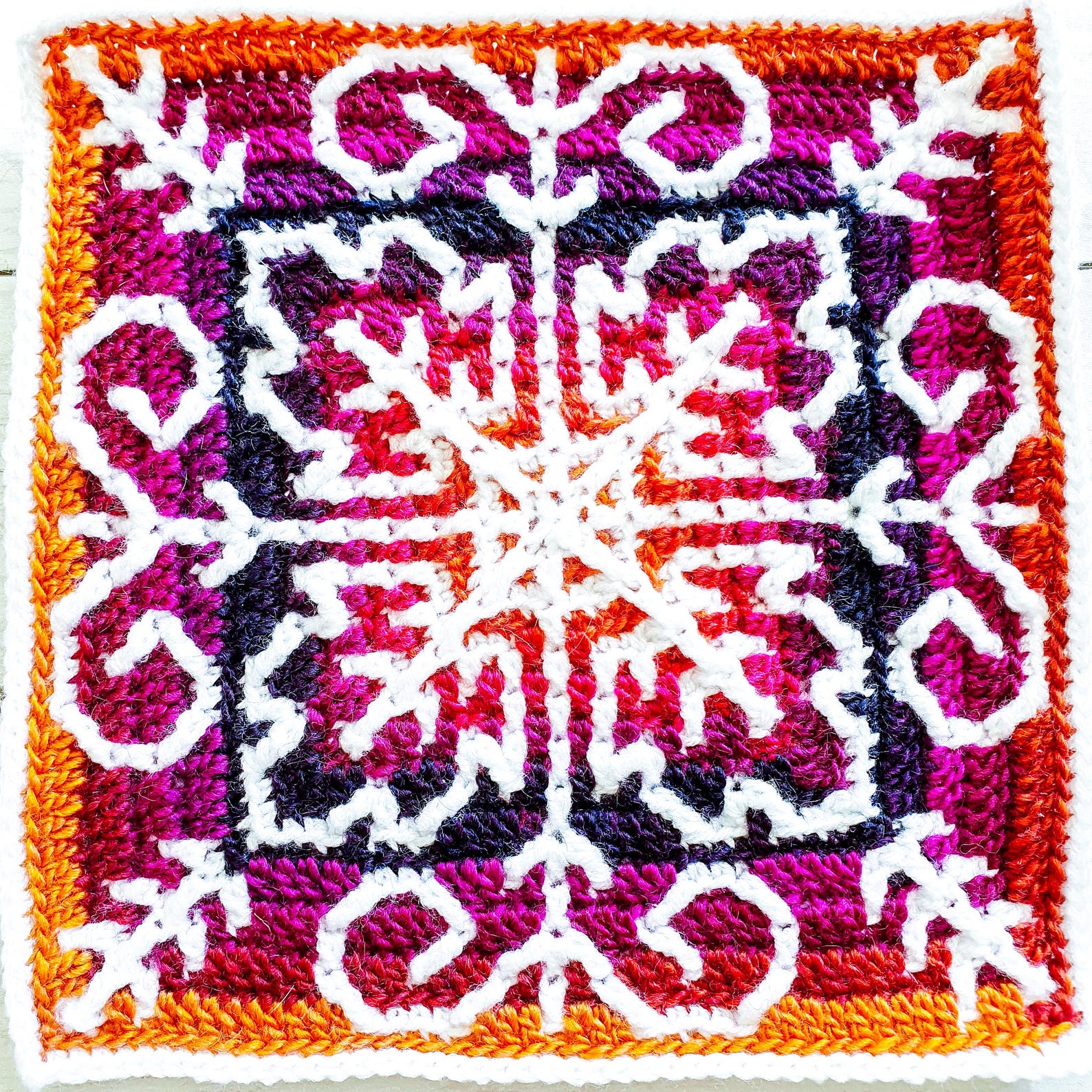 Mosaic Whisper Wood Square - Etsy
