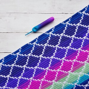 Mosaic Mermaid Scales Crochet Pattern - Etsy