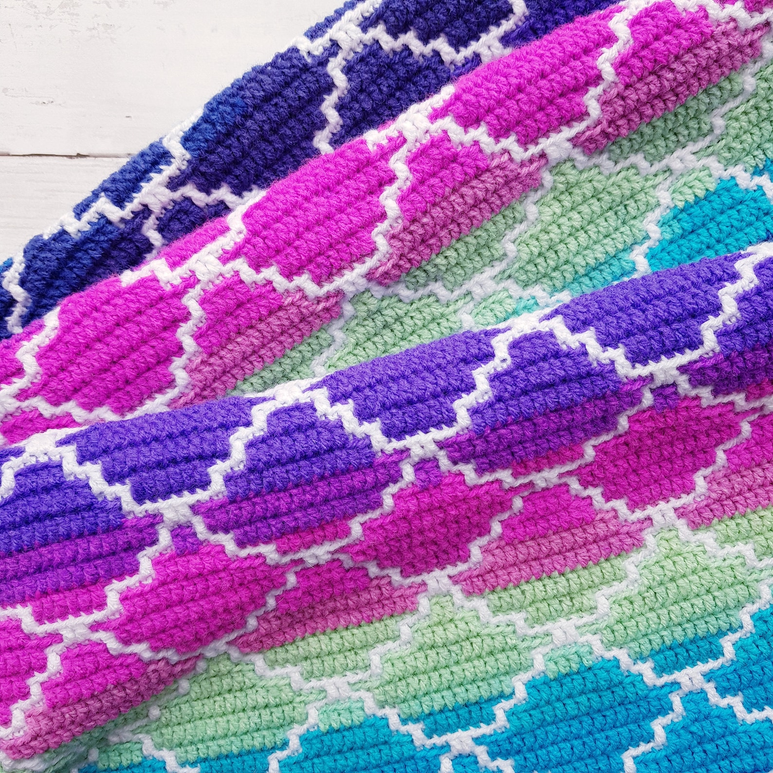 Mosaic Mermaid Scales Crochet Pattern - Etsy UK