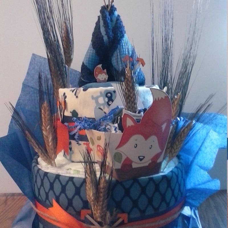 Fox Diaper Cake - Etsy