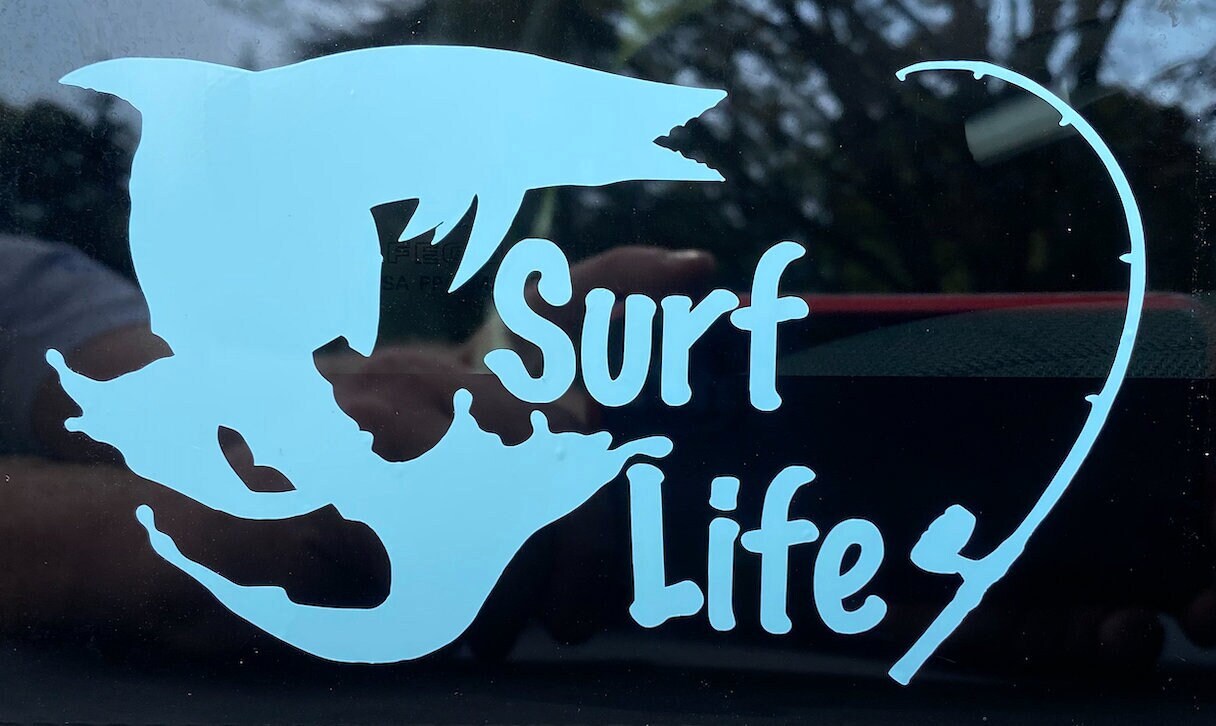 Surf Life Decal - Etsy