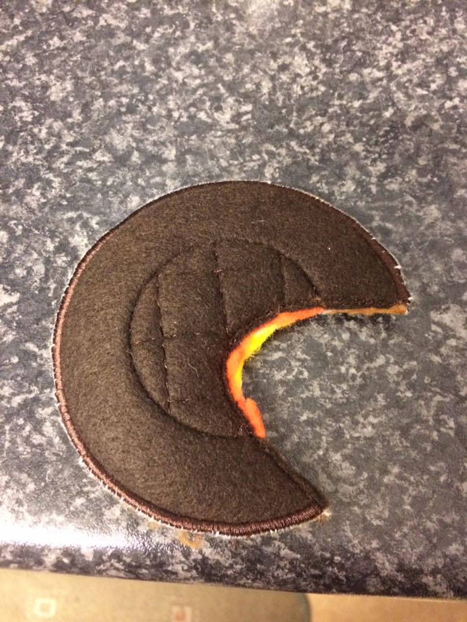 Jaffa Cake Eaten Embroidery Design File 4x4 - Etsy