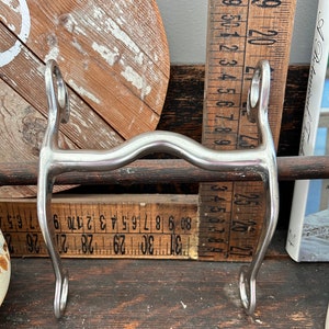 Vintage Solid Mouth Western Horse Bit With Engraved Butterflies on ...