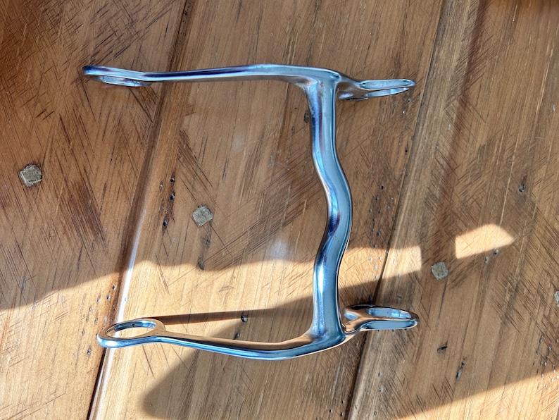 Vintage Solid Mouth Western Horse Bit With Engraved Butterflies on ...