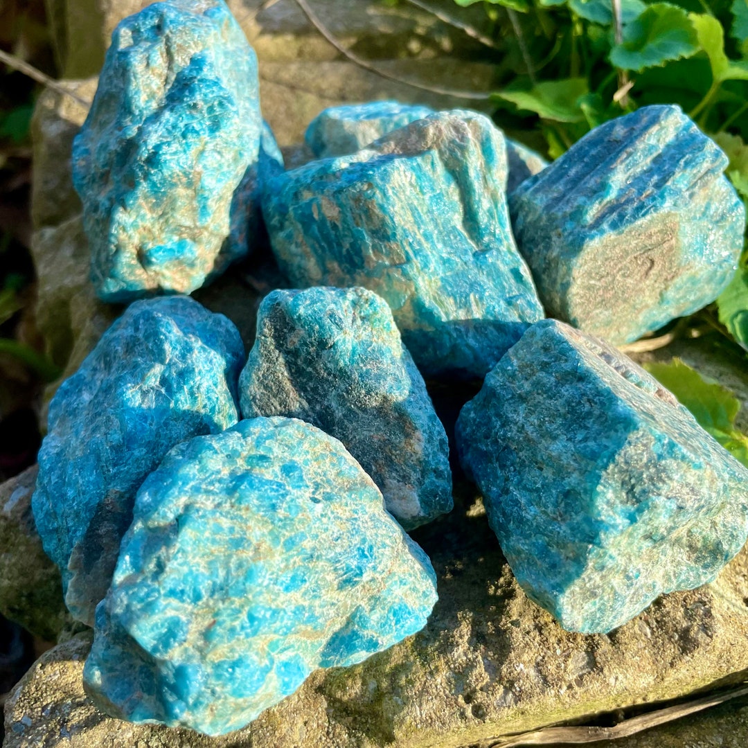 Apatite Rough Raw Stone Crystal Rock Natural Mineral for Creativity ...