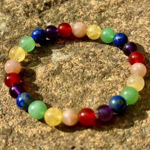 Rainbow Pride Crystal Bracelet LGBTQ Jewellery LGBTQ Accessory Natural ...