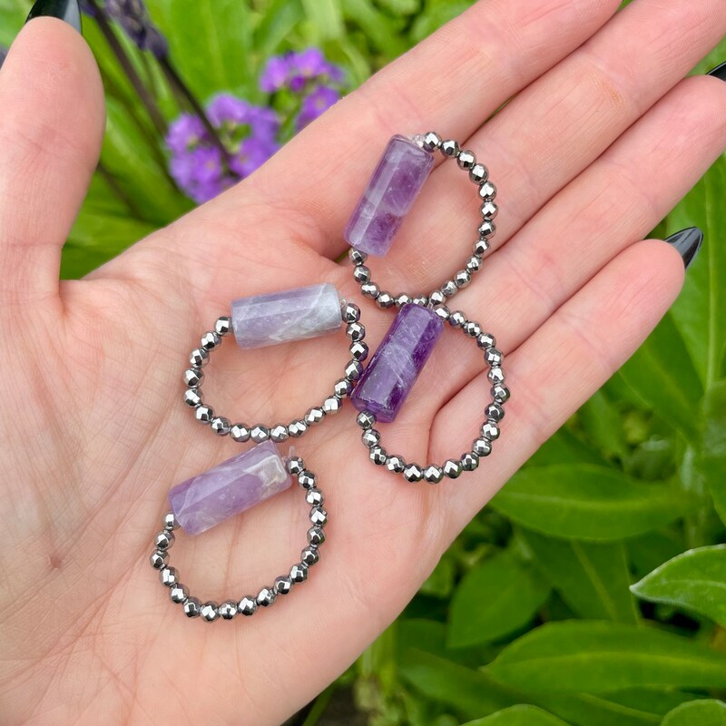 Healing Crystals Ring - Etsy