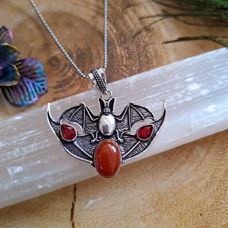 Bat Pendant - Etsy
