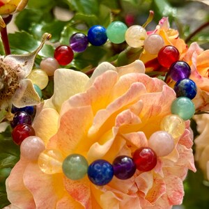 Rainbow Pride Crystal Bracelet LGBTQ Jewellery LGBTQ Accessory Natural ...