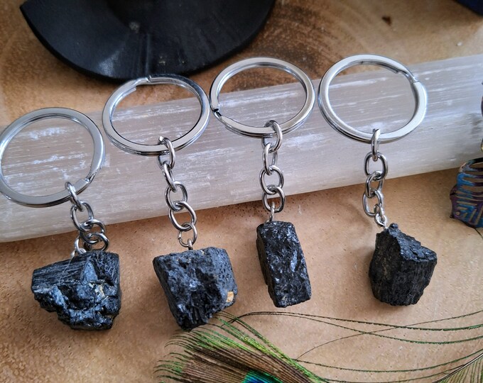 Hexagonal Column Keychain,gemstone Key Chain,crystal Keychain, Real ...