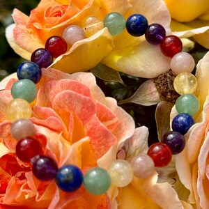 Rainbow Pride Crystal Bracelet LGBTQ Jewellery LGBTQ Accessory Natural ...