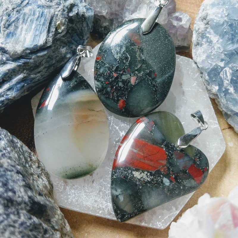Bloodstone Jewelry - Etsy