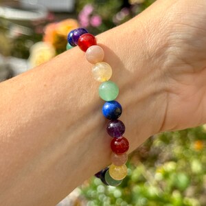 Rainbow Pride Crystal Bracelet LGBTQ Jewellery LGBTQ Accessory Natural ...