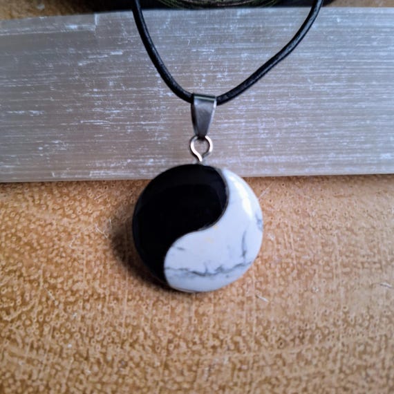 Yin And Yang Crystal Amulet