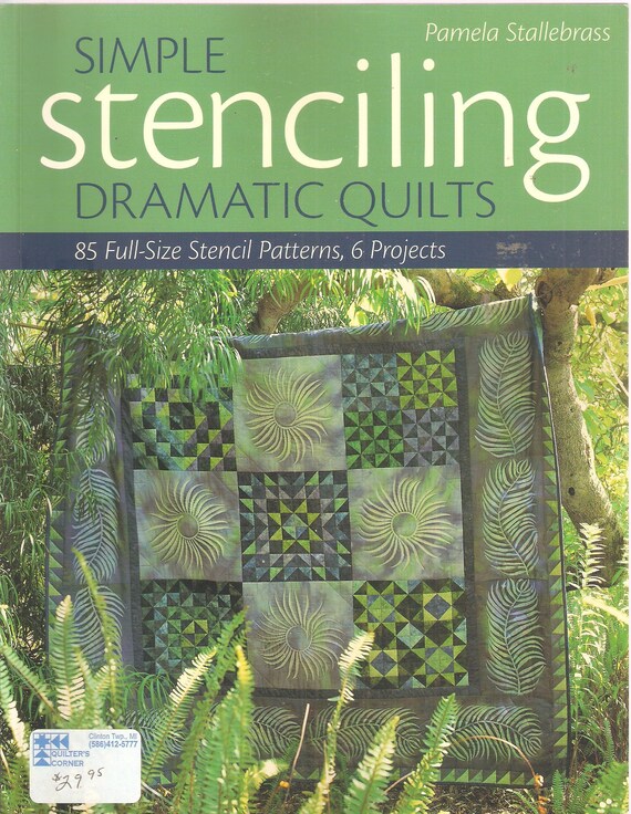 Simple Stenciling Dramatic Quilts QUILTING BOOKS Quilt - Etsy