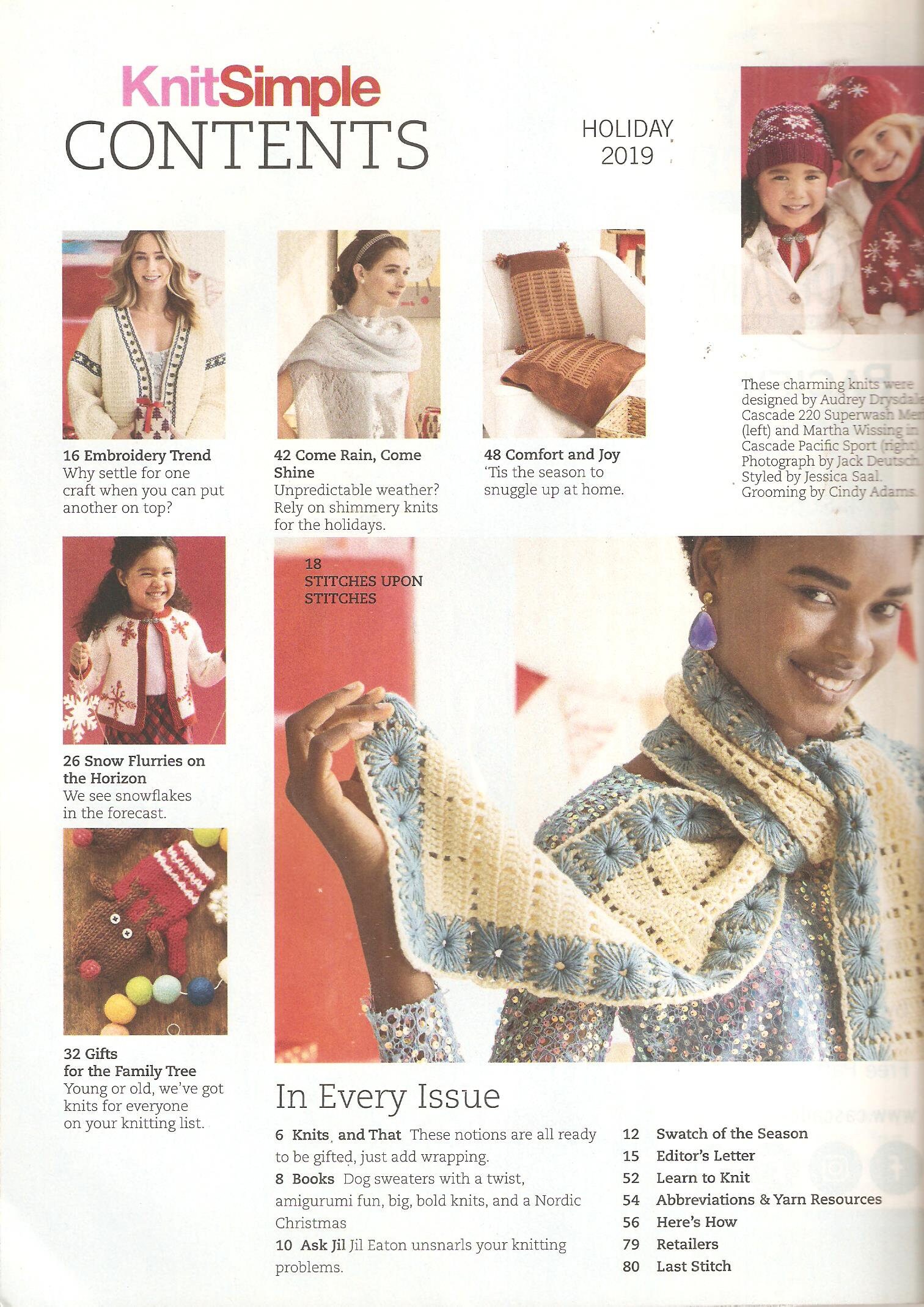 Knit Simple Magazines Knitting Patterns Knitted Clothes Fashion Knits ...