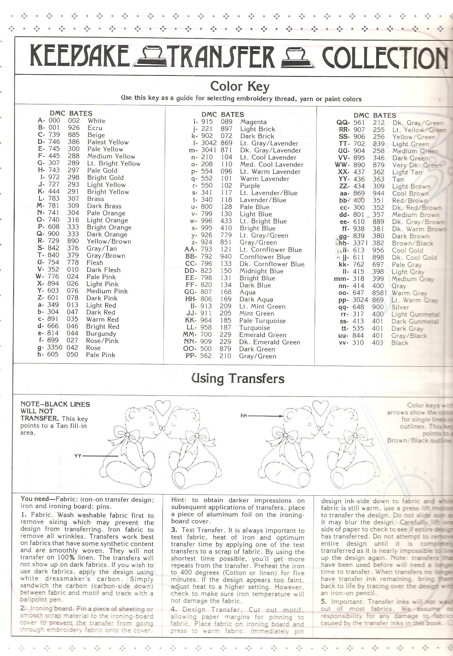 Keepsake Transfer Collection Embroidering Woodmaking Crafting Appliques ...