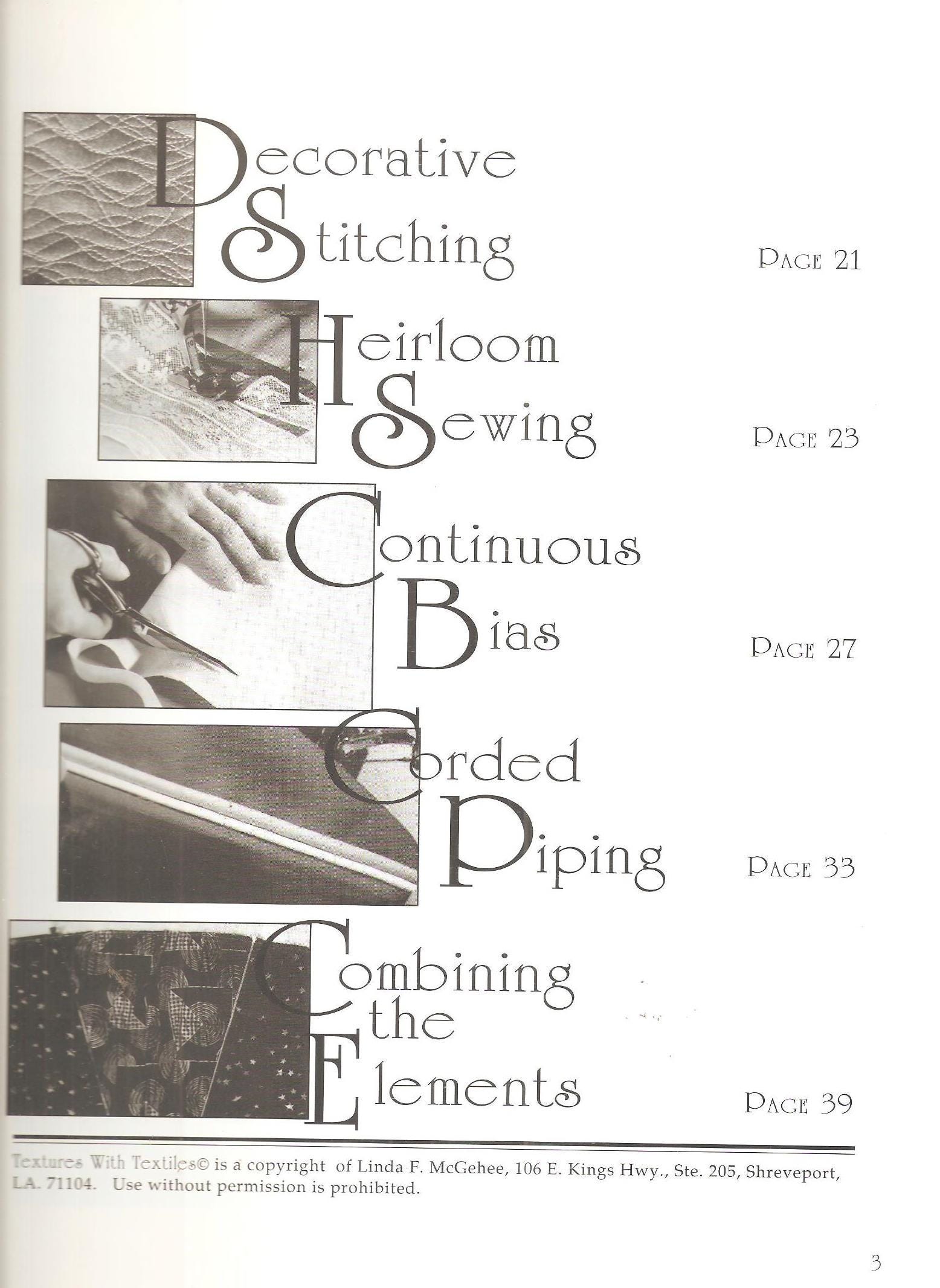 Texture With Textiles Sewing Reference Book Sewing Techniques - Etsy