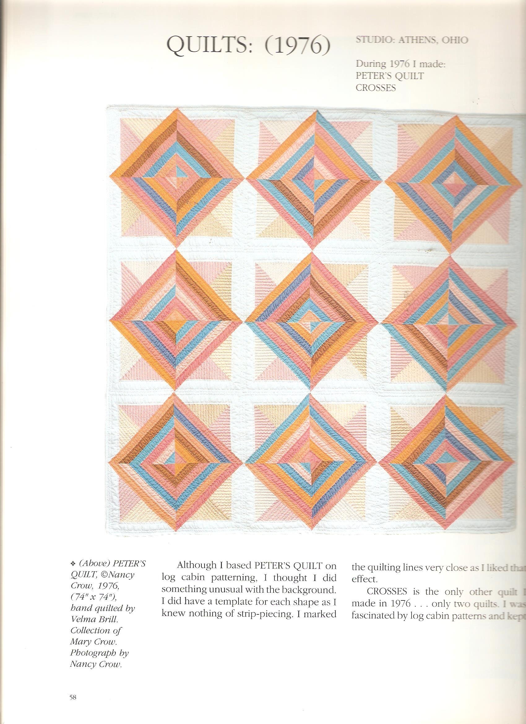 Nancy Crow, Quilts and Influences Quilts Quilting Designs Quilt History ...