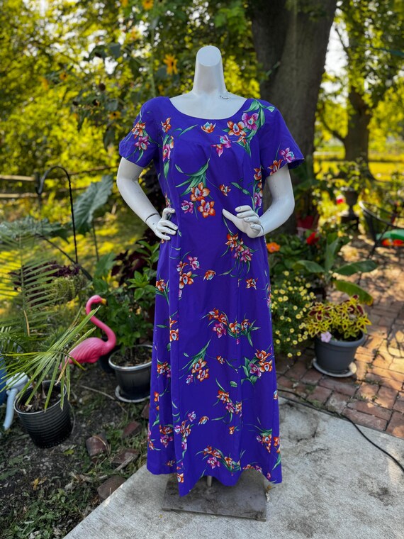 vintage blue hawaiian hilo - Gem