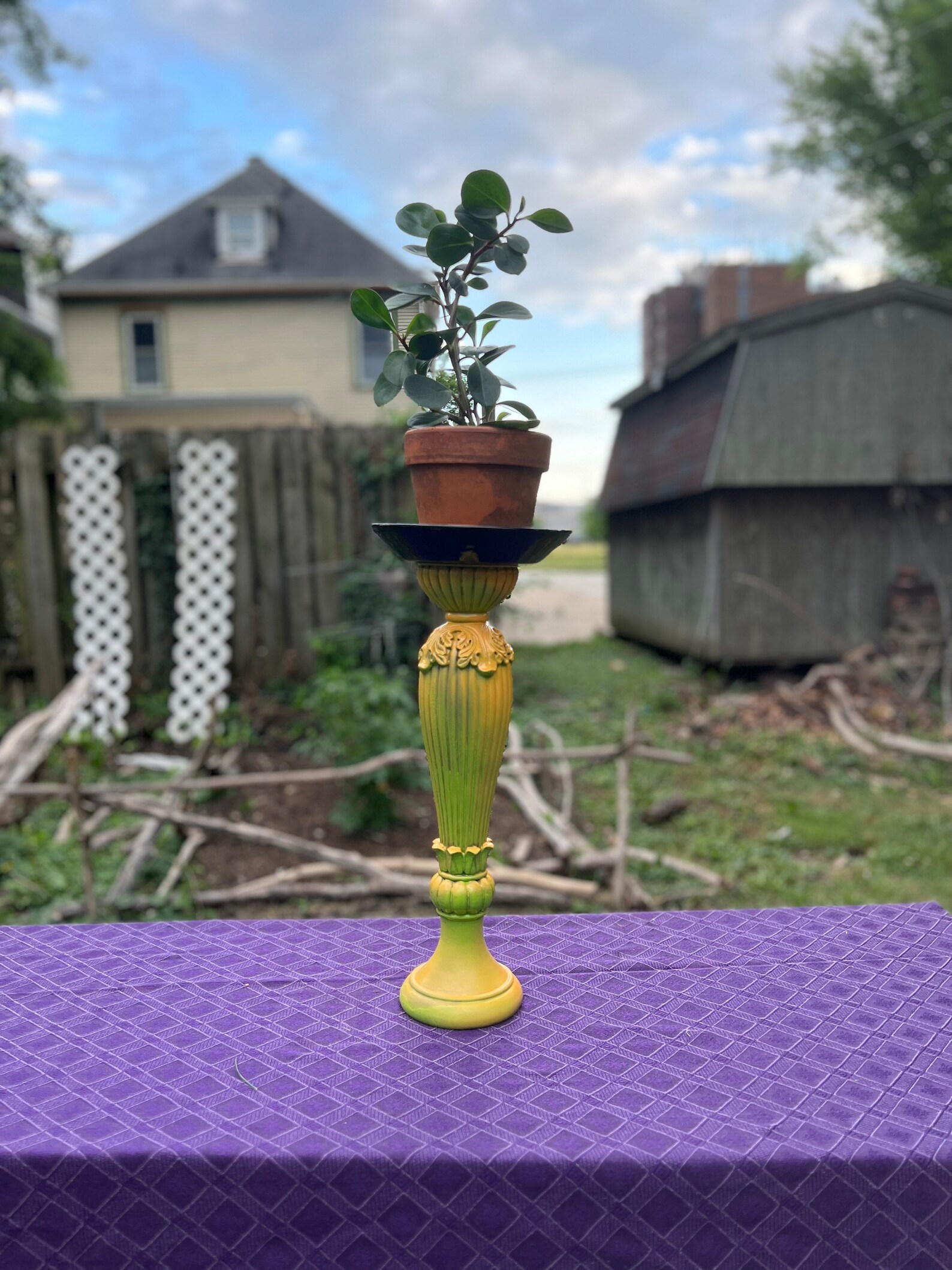 Maximalist Upcycled Plant Stands - Etsy