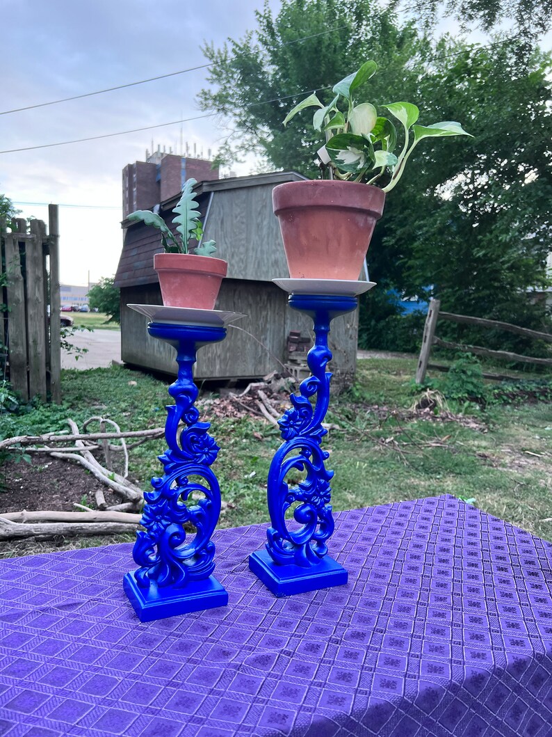 Maximalist Upcycled Plant Stands - Etsy