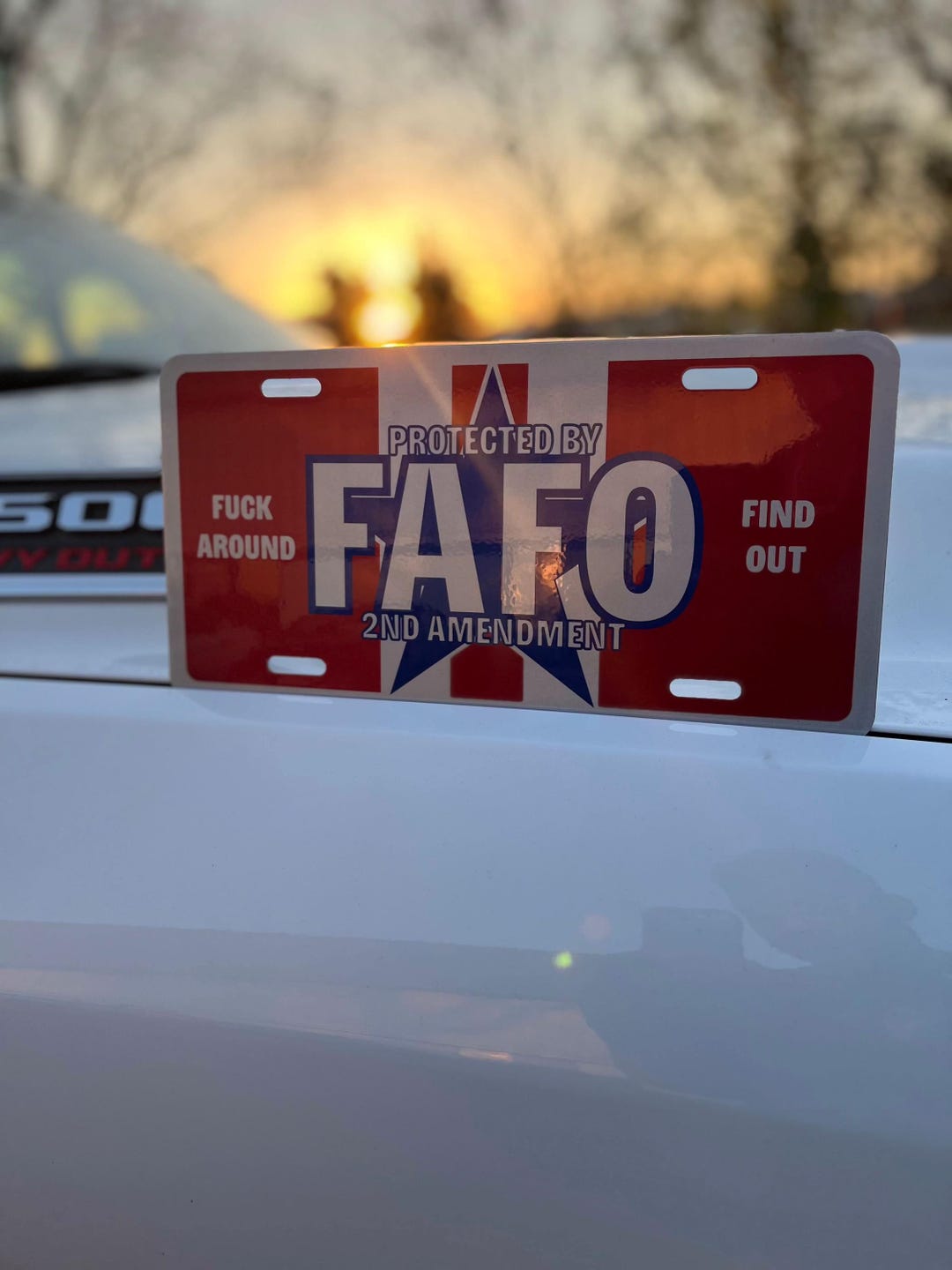 Limited Edition: FAFO License Plate - 100% Made in the USA! - Etsy