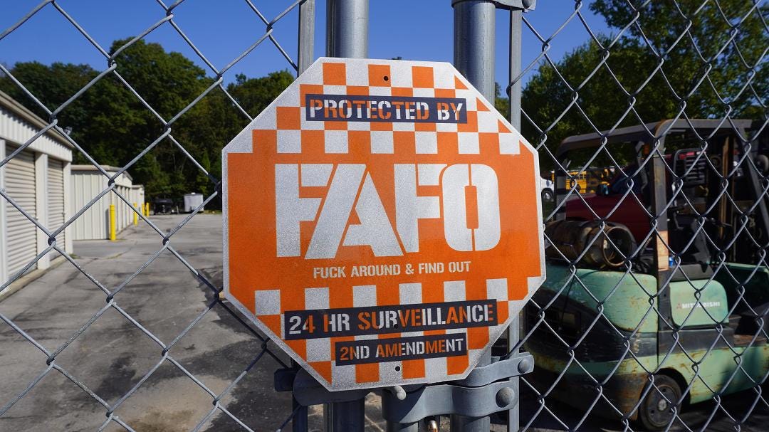 Custom Team FAFO Metal Sign - Etsy