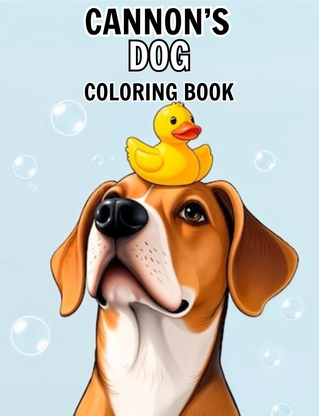 Personalized Dog Coloring Book - Etsy