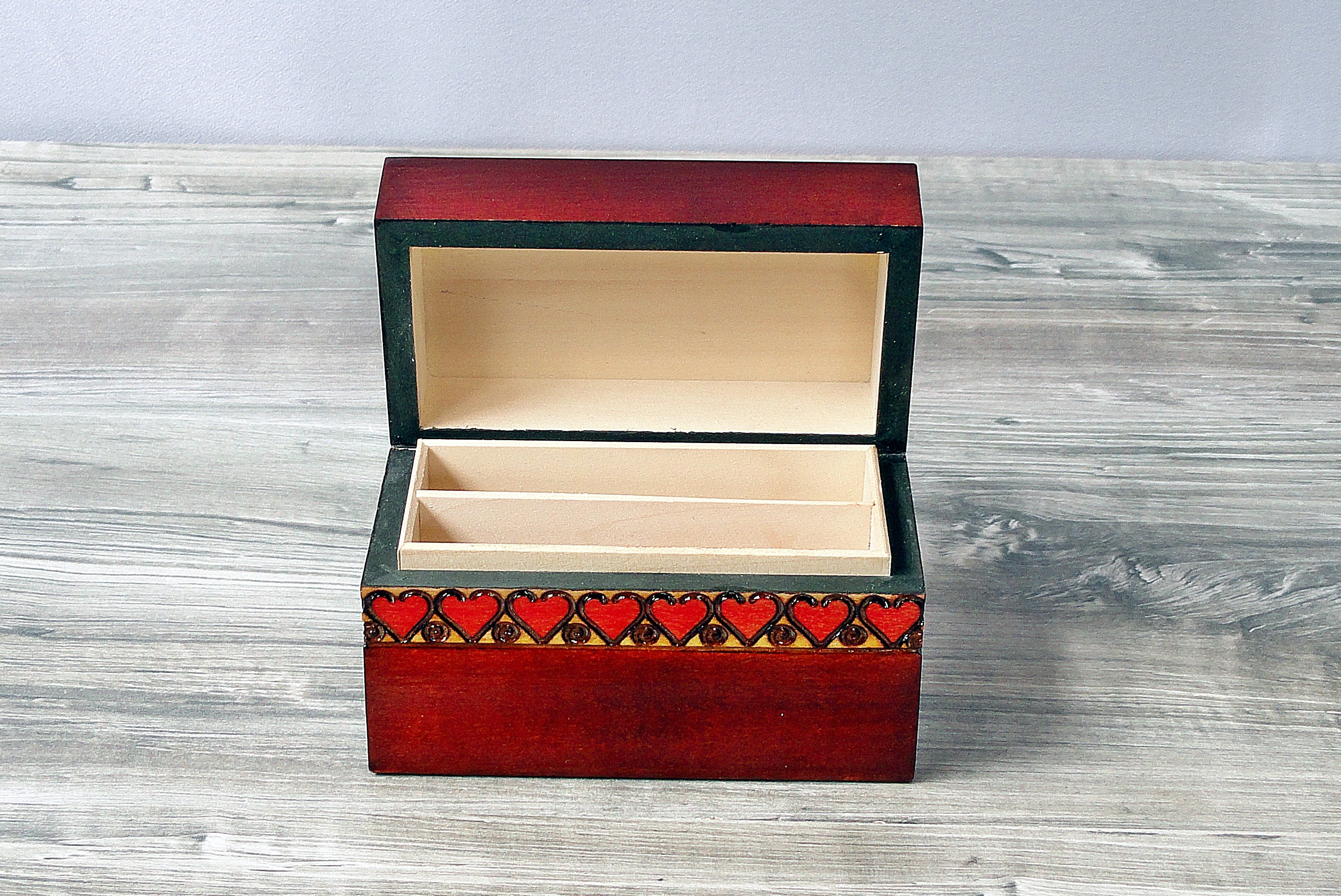 Wooden Playing Card Box for 2 Decks of Playing Cards Queen of - Etsy