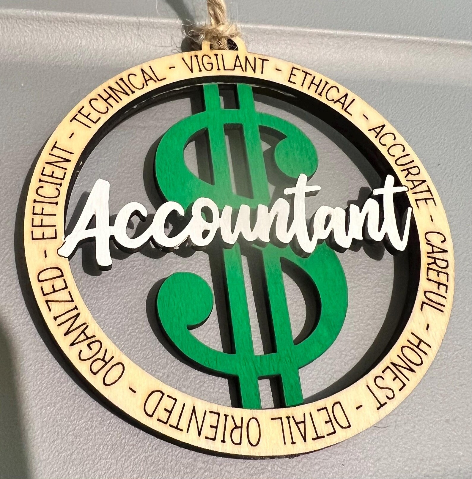 Accountant Christmas Tree Ornament Gift - Etsy