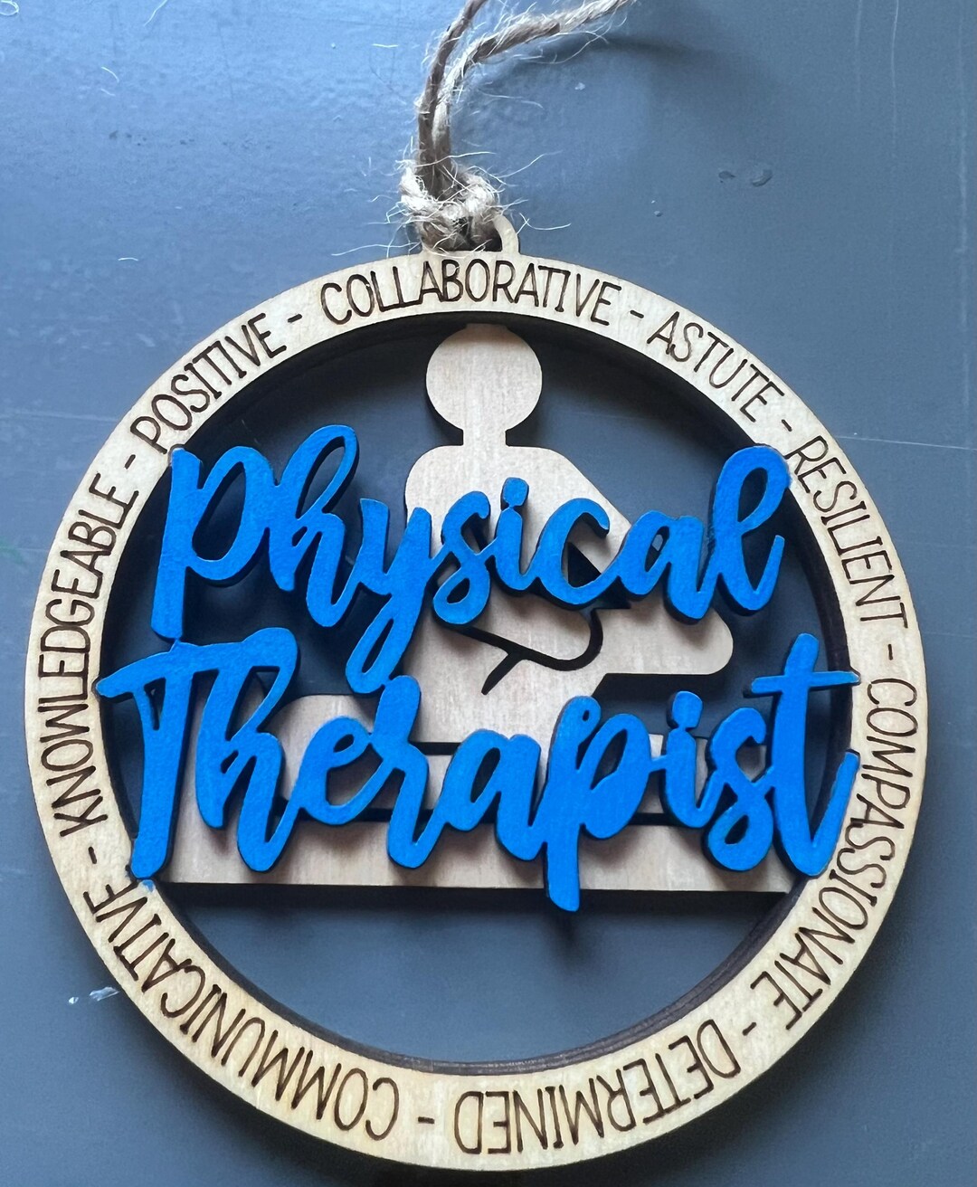 Physical Therapist Christmas Ornament - Etsy