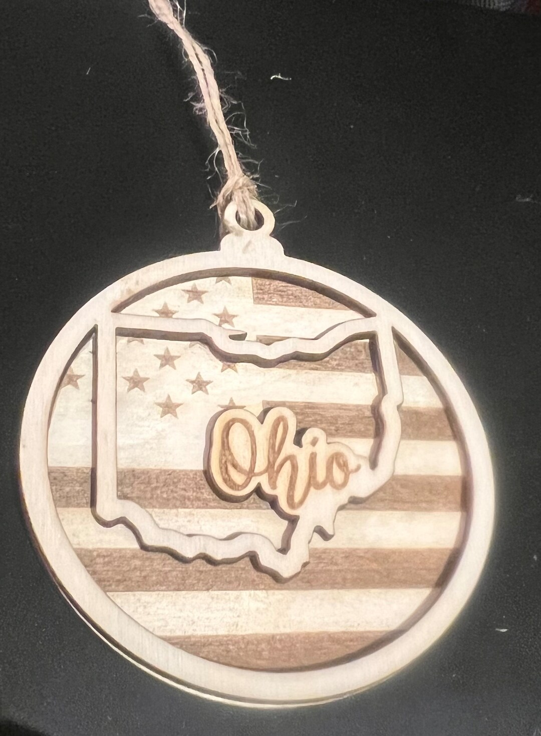 State of Ohio Christmas Ornament Gift - Etsy