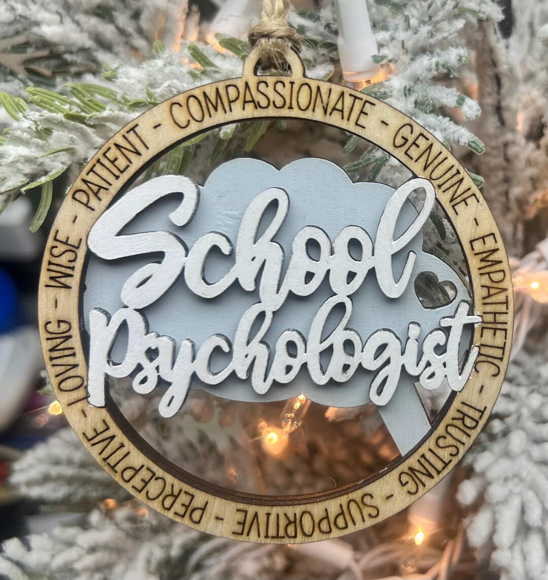 School Psychologist Christmas Ornament - Etsy