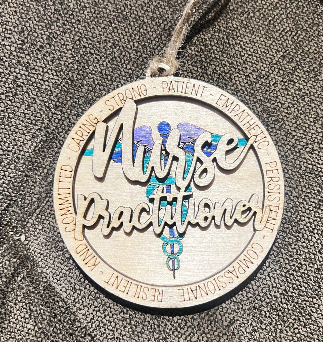 Nurse Practitioner Christmas Tree Ornament Gift - Etsy