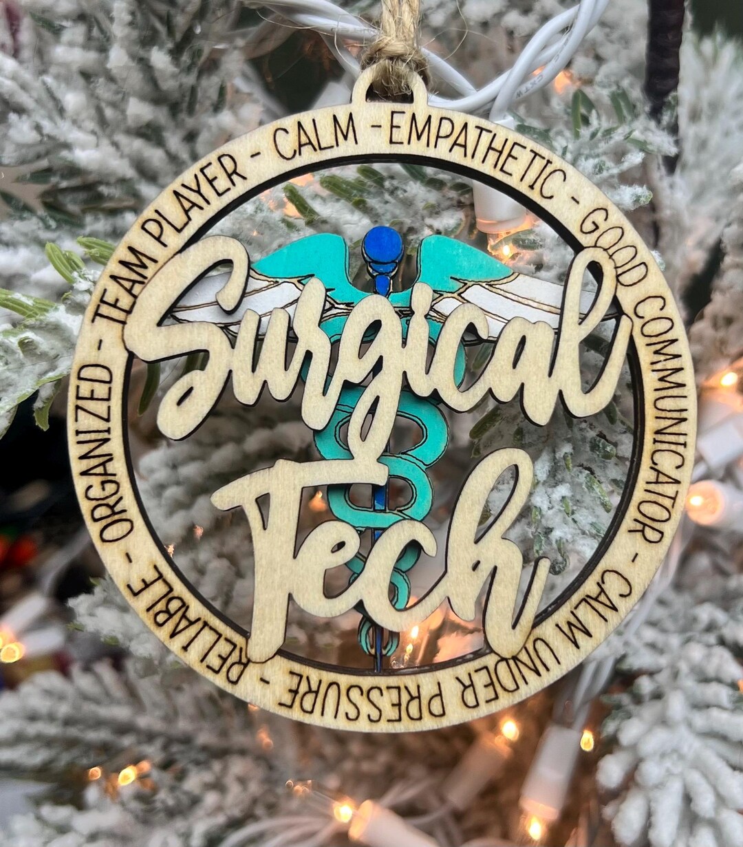 Surgical Tech Christmas Ornament - Etsy