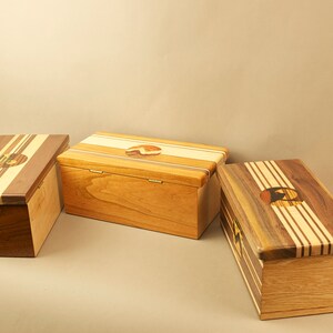 Handcrafted Wood Boxes With Artistic Inlaid Designs - Etsy