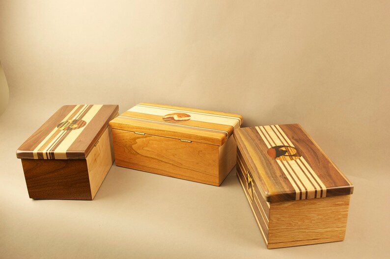Handcrafted Wood Boxes With Artistic Inlaid Designs - Etsy
