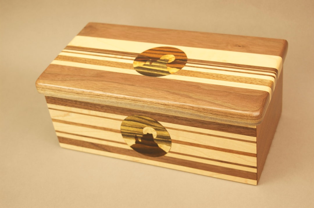 Handcrafted Wood Boxes With Artistic Inlaid Designs - Etsy