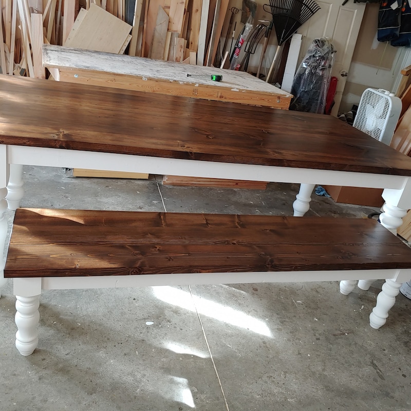 Farmhouse Bench Legs - Etsy